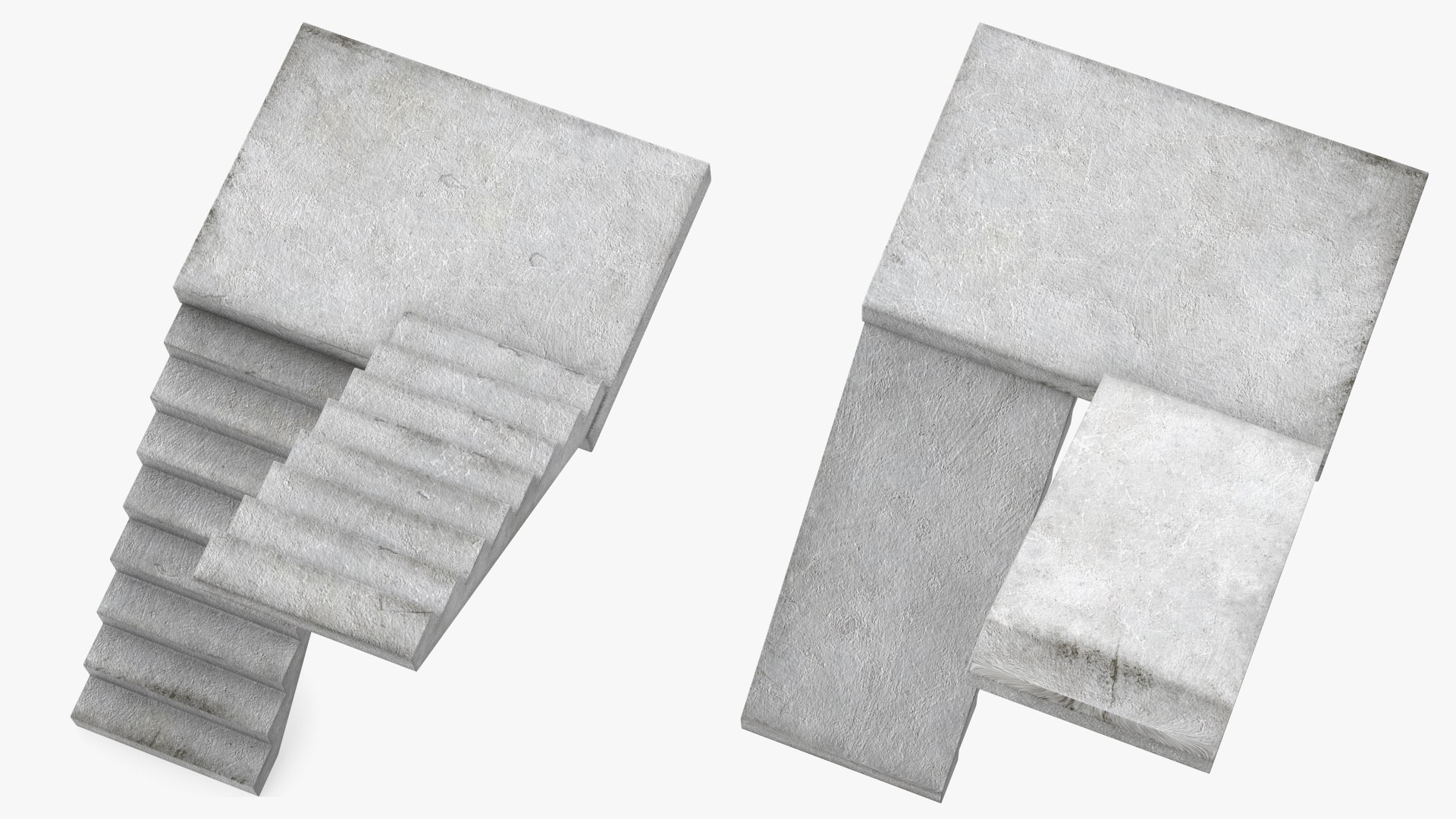 Precast Concrete Stairs 3D Model - TurboSquid 1685715