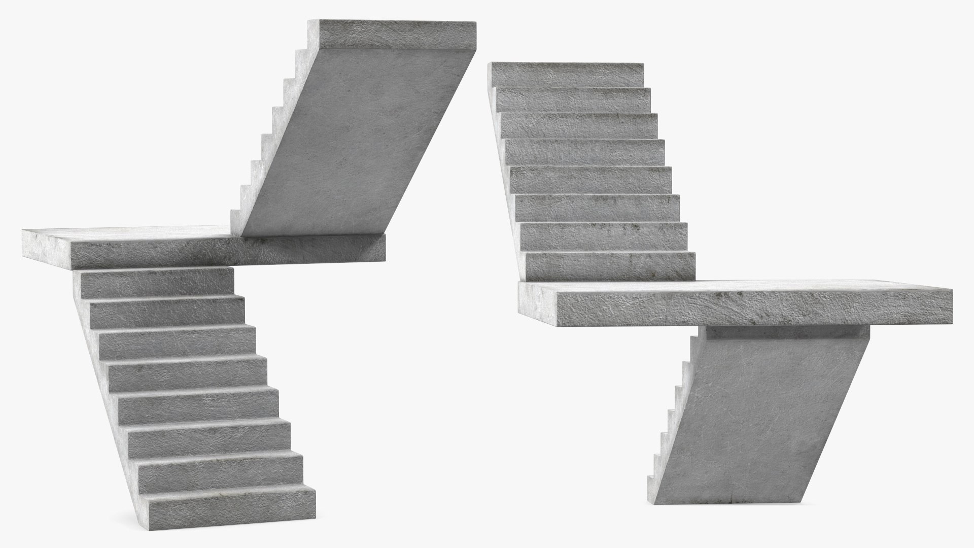 Precast Concrete Stairs 3D Model - TurboSquid 1685715