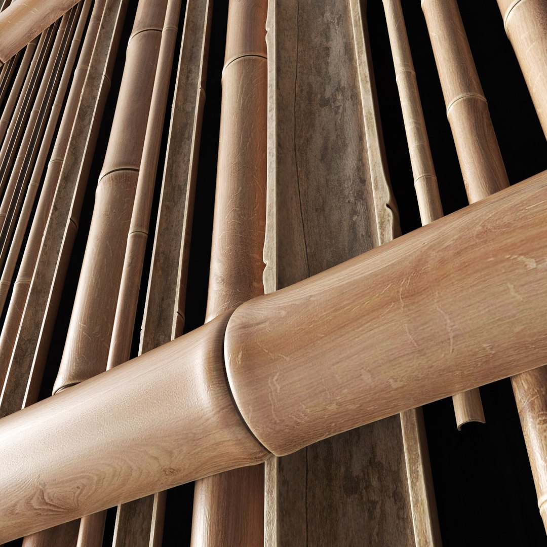 Decor Bamboo Model - TurboSquid 1592479