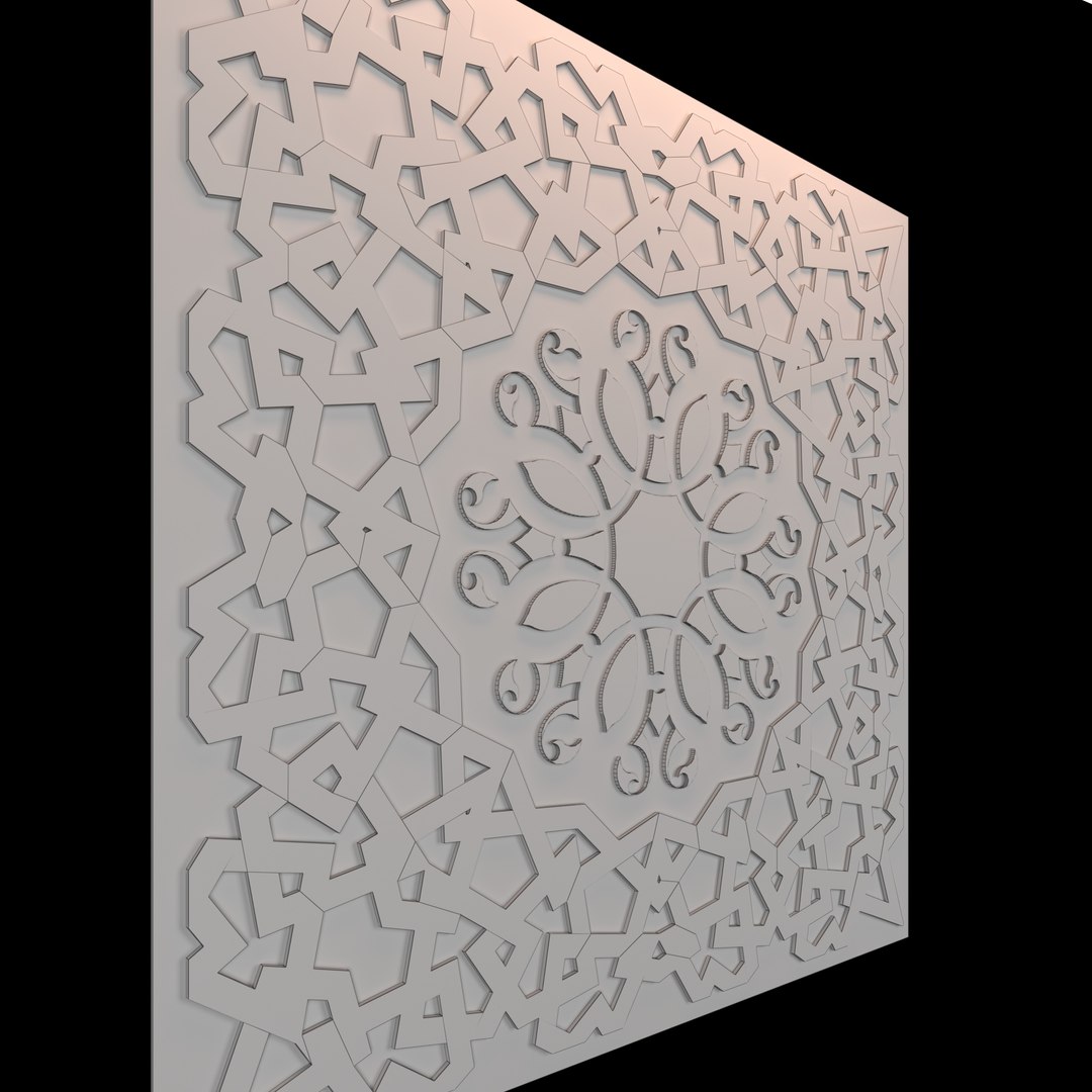 3D Islamic Patern Model - TurboSquid 2020329