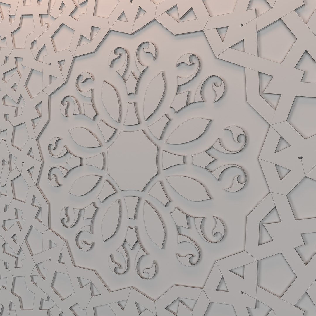 3D Islamic Patern Model - TurboSquid 2020329