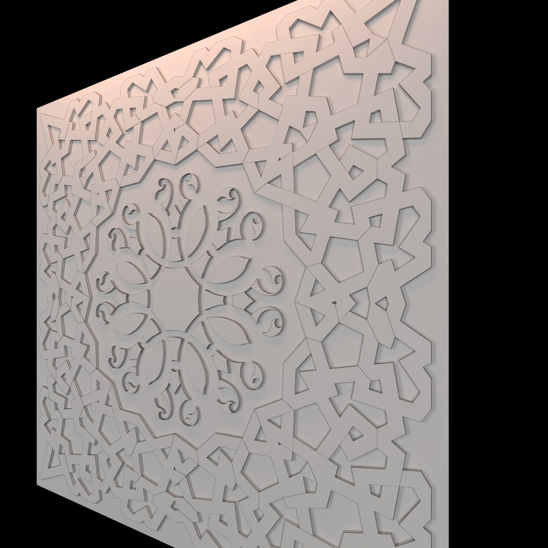 3D Islamic Patern Model - TurboSquid 2020329