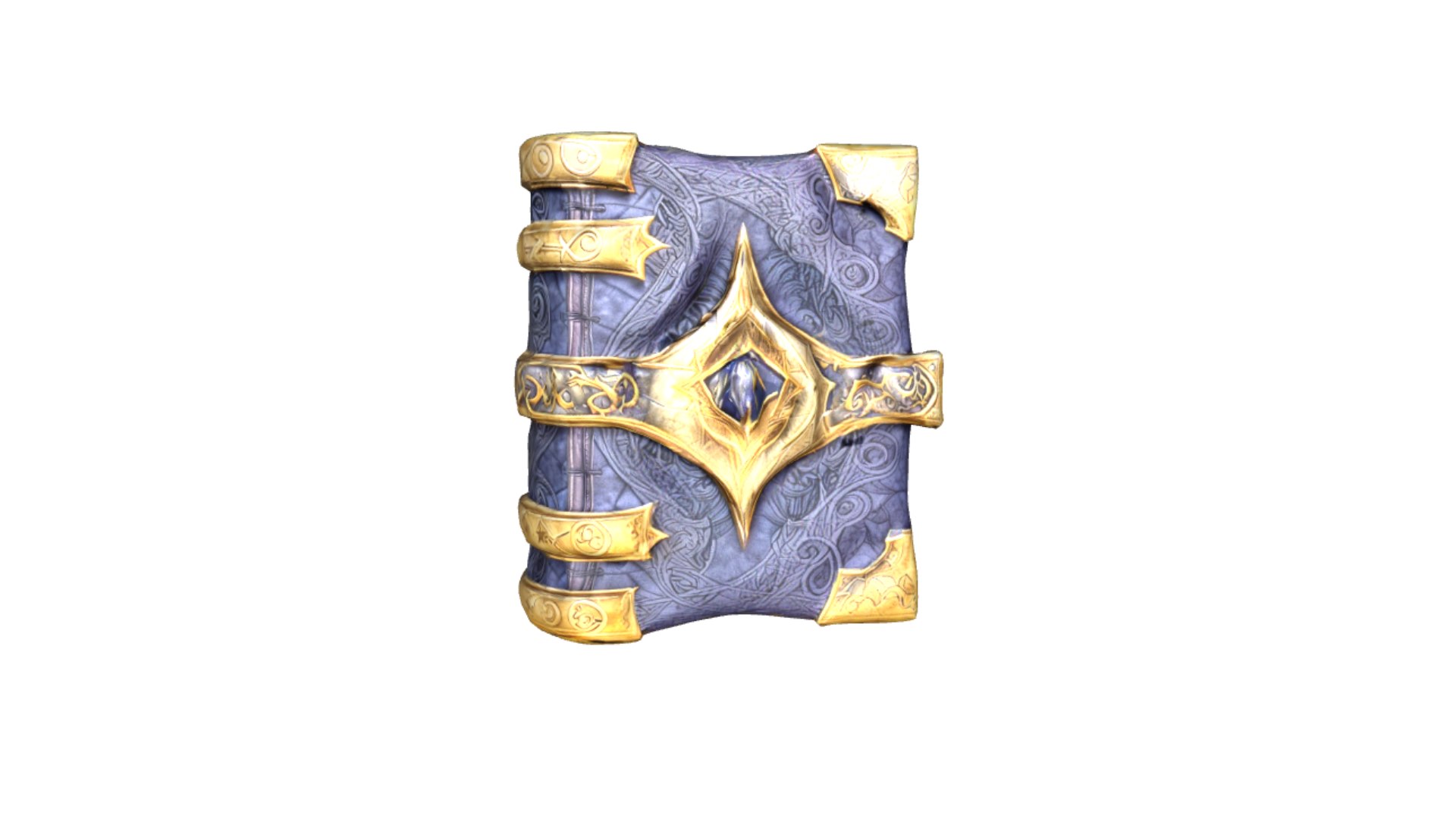 Fantasy Spell Book 3D Model - TurboSquid 2207350