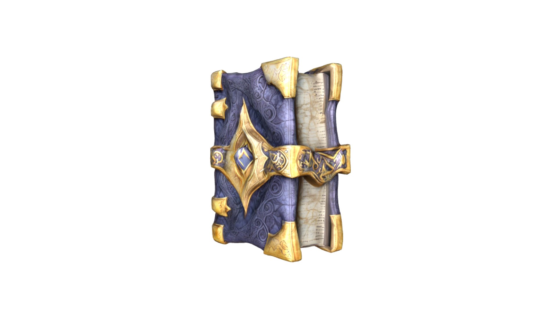 Fantasy Spell Book 3D Model - TurboSquid 2207350