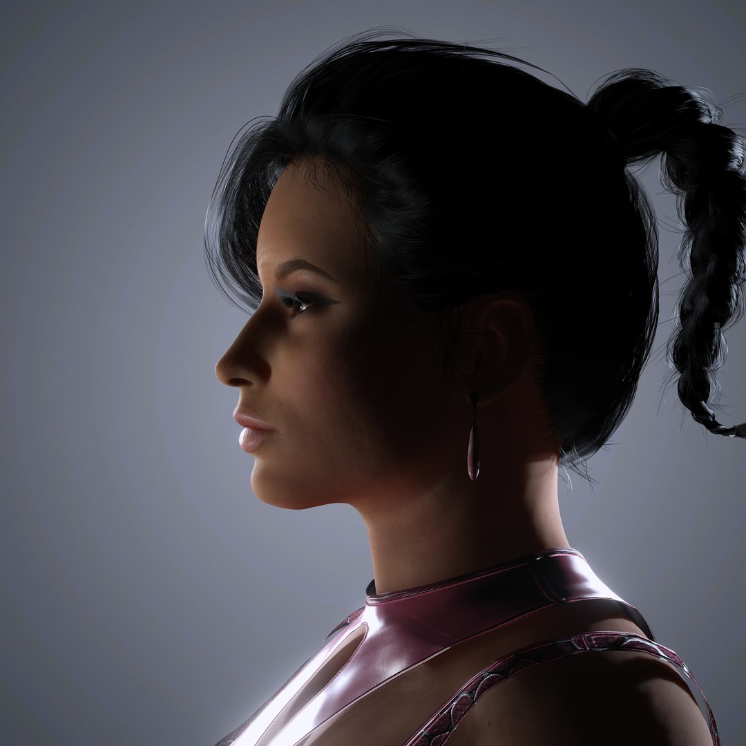 Nicki Minaj Character 3D Model Low-poly Model - TurboSquid 2313654