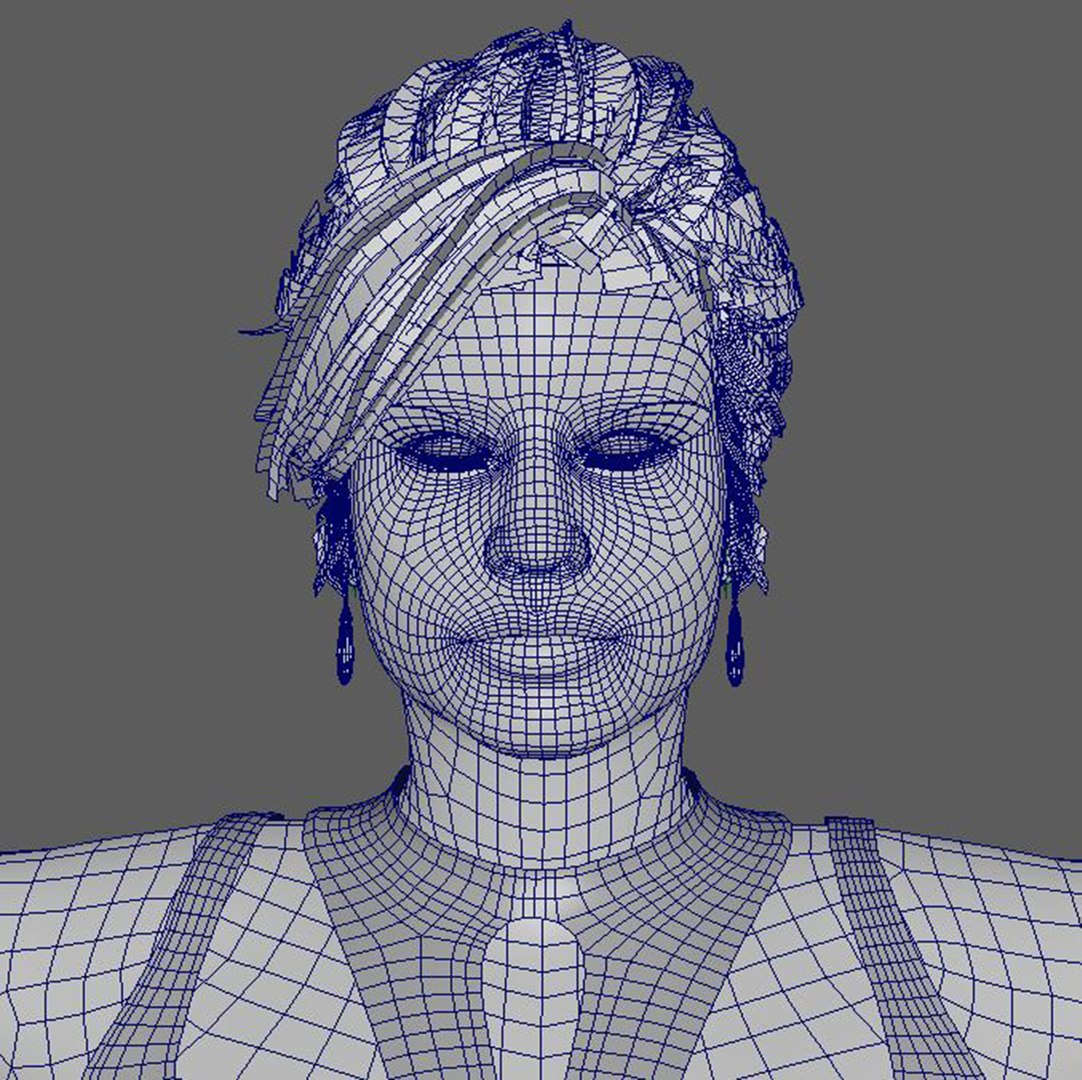 Nicki Minaj Character 3D Model Low-poly Model - TurboSquid 2313654