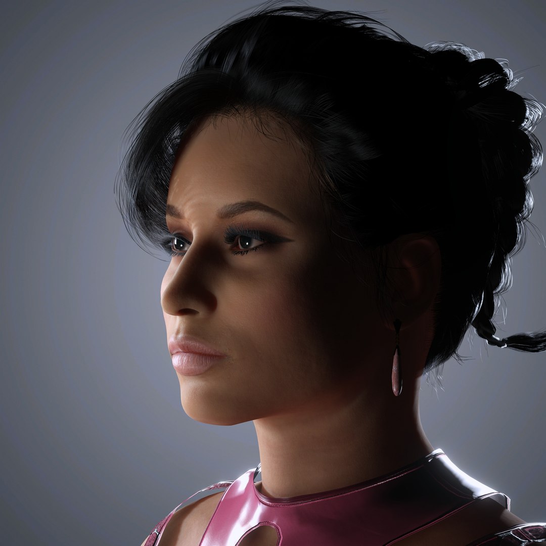 Nicki Minaj Character 3D Model Low-poly Model - TurboSquid 2313654