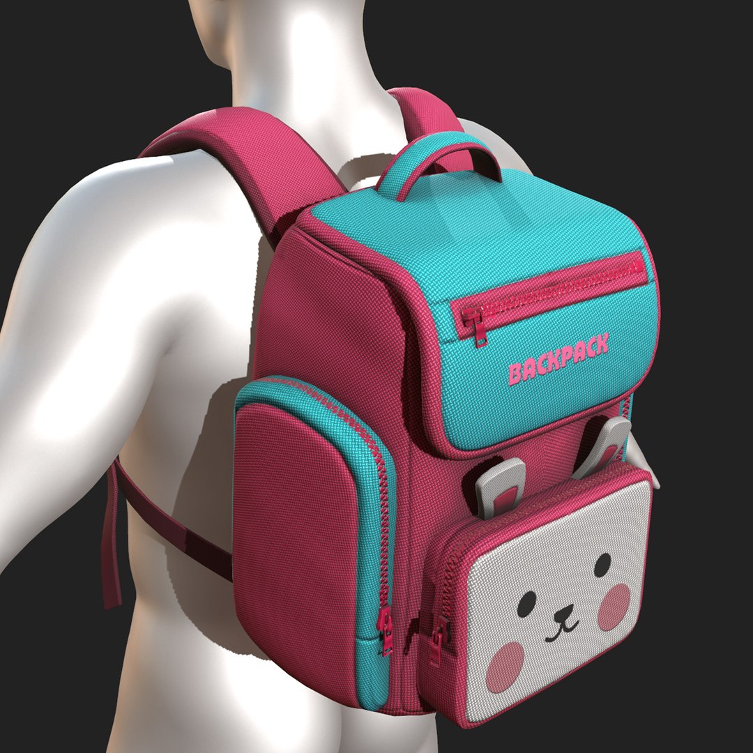 3D Bag Backpack - TurboSquid 1559429