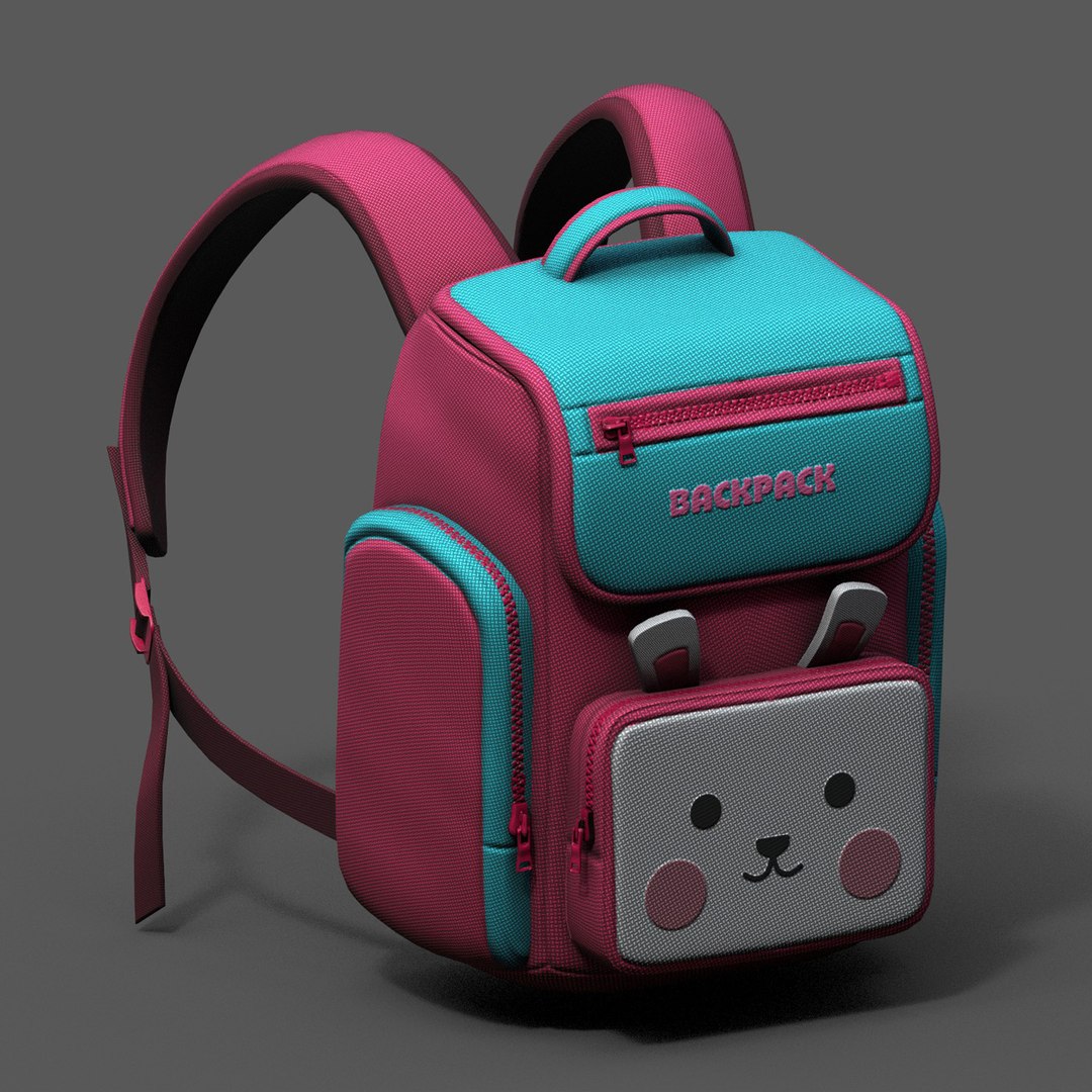 3D Bag Backpack - TurboSquid 1559429