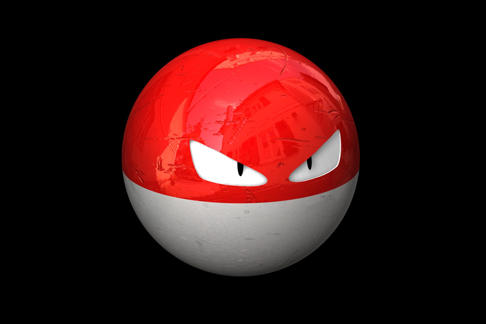 Voltorb Pokemon 3d C4d