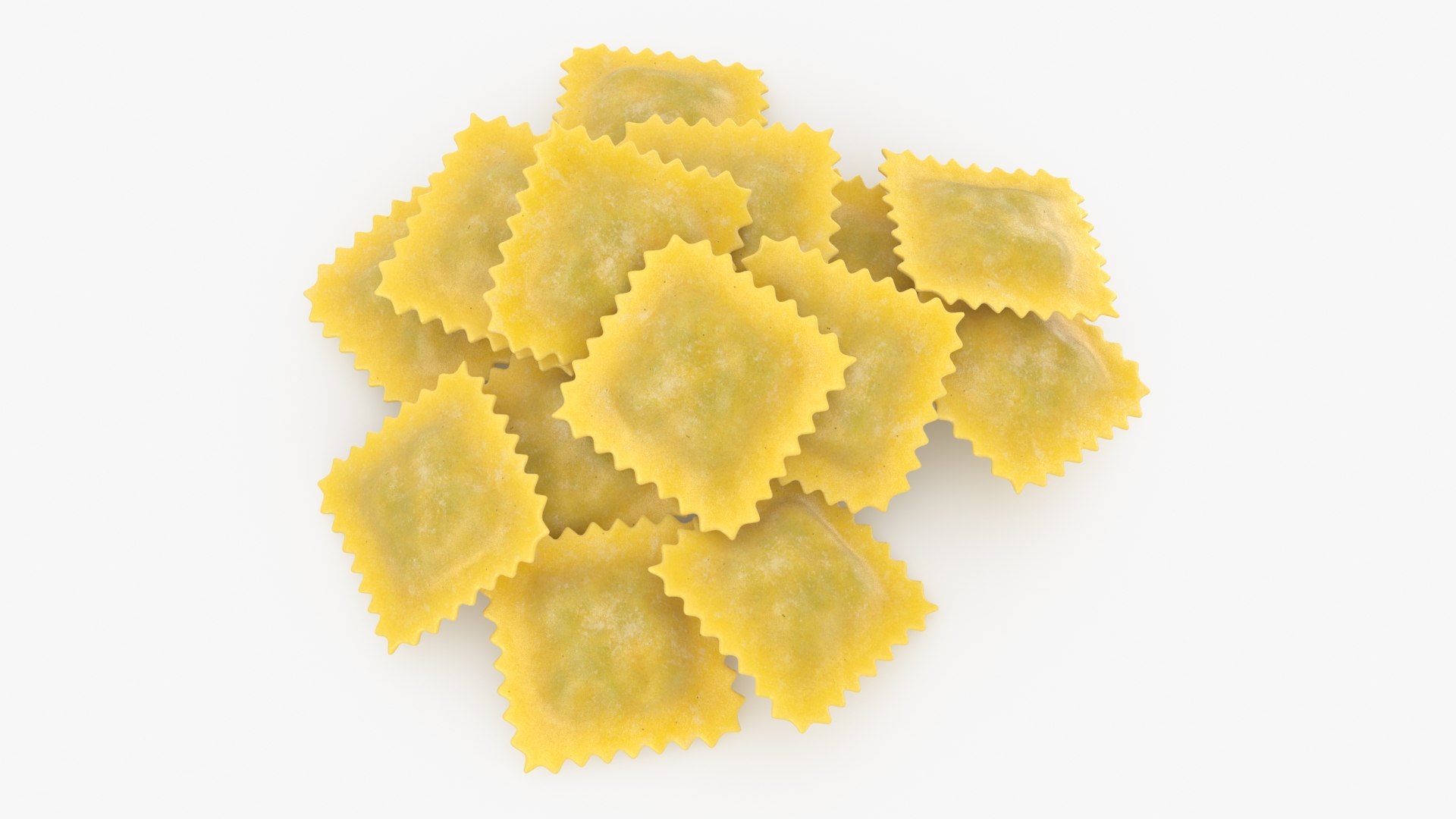 Raw Ravioli Pasta 3D Model - TurboSquid 2221772
