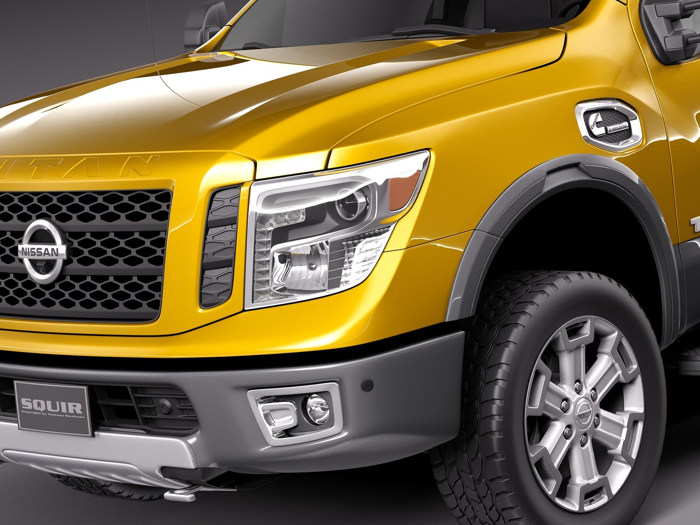 2016 Nissan Xd 3d Model