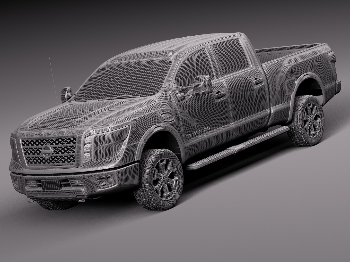 2016 Nissan Xd 3d Model