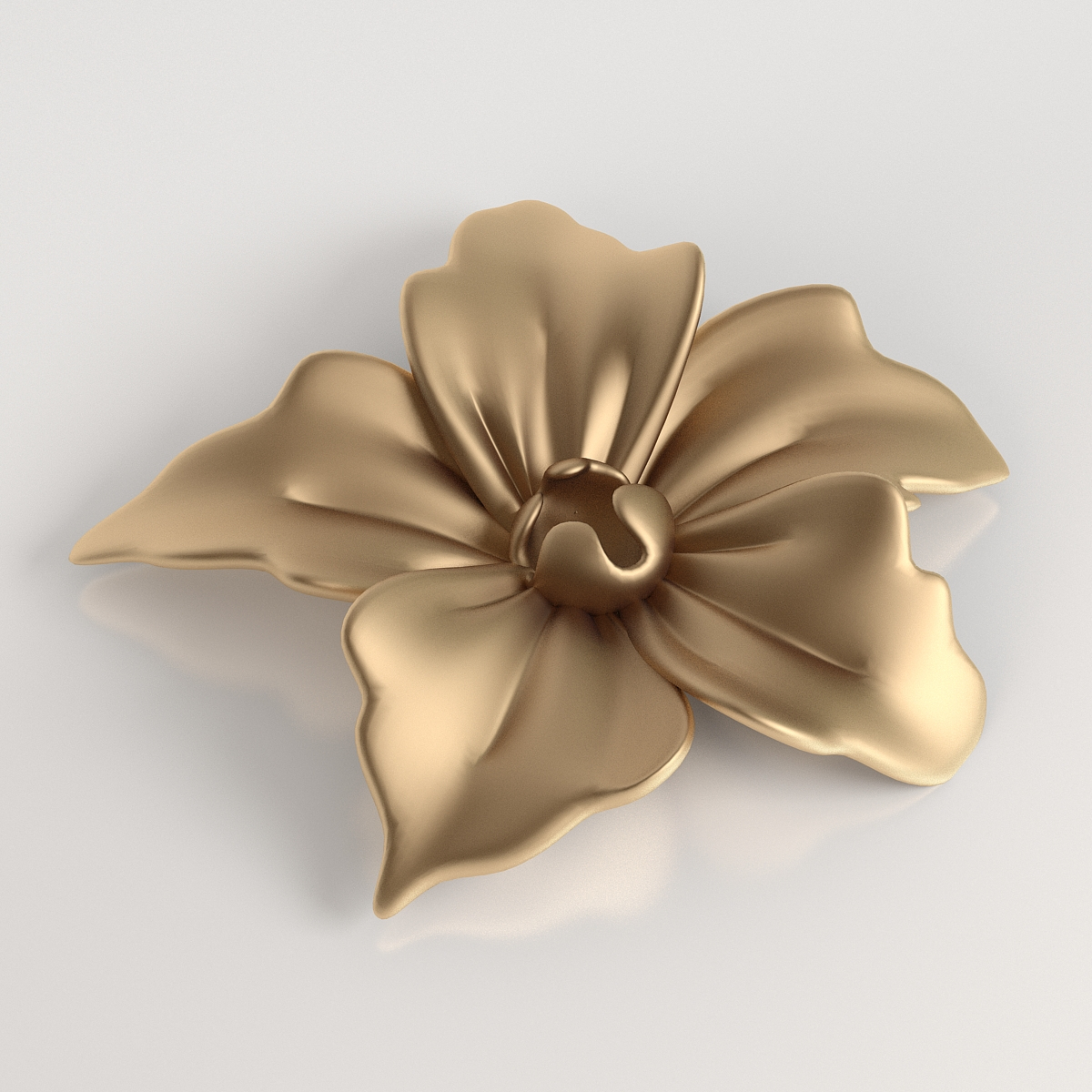 3d carved flower model