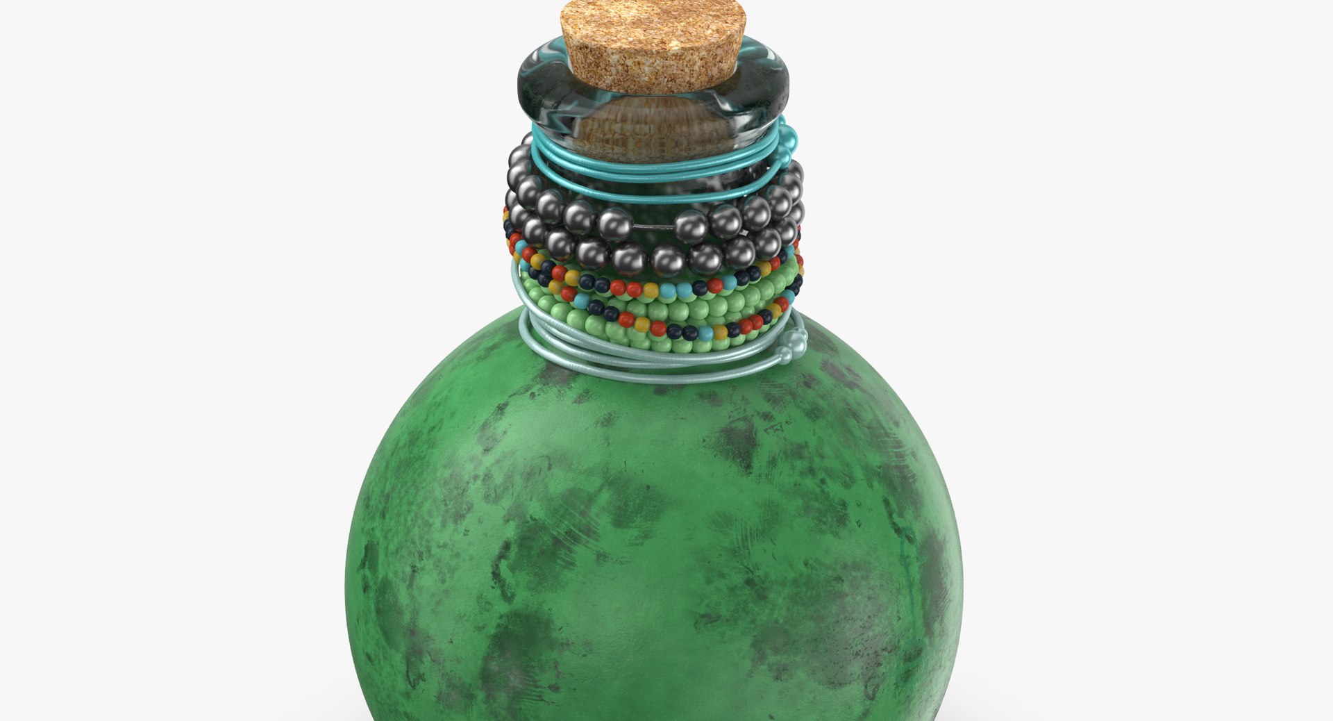 Voodoo Spirit Bottle 02 3d Max
