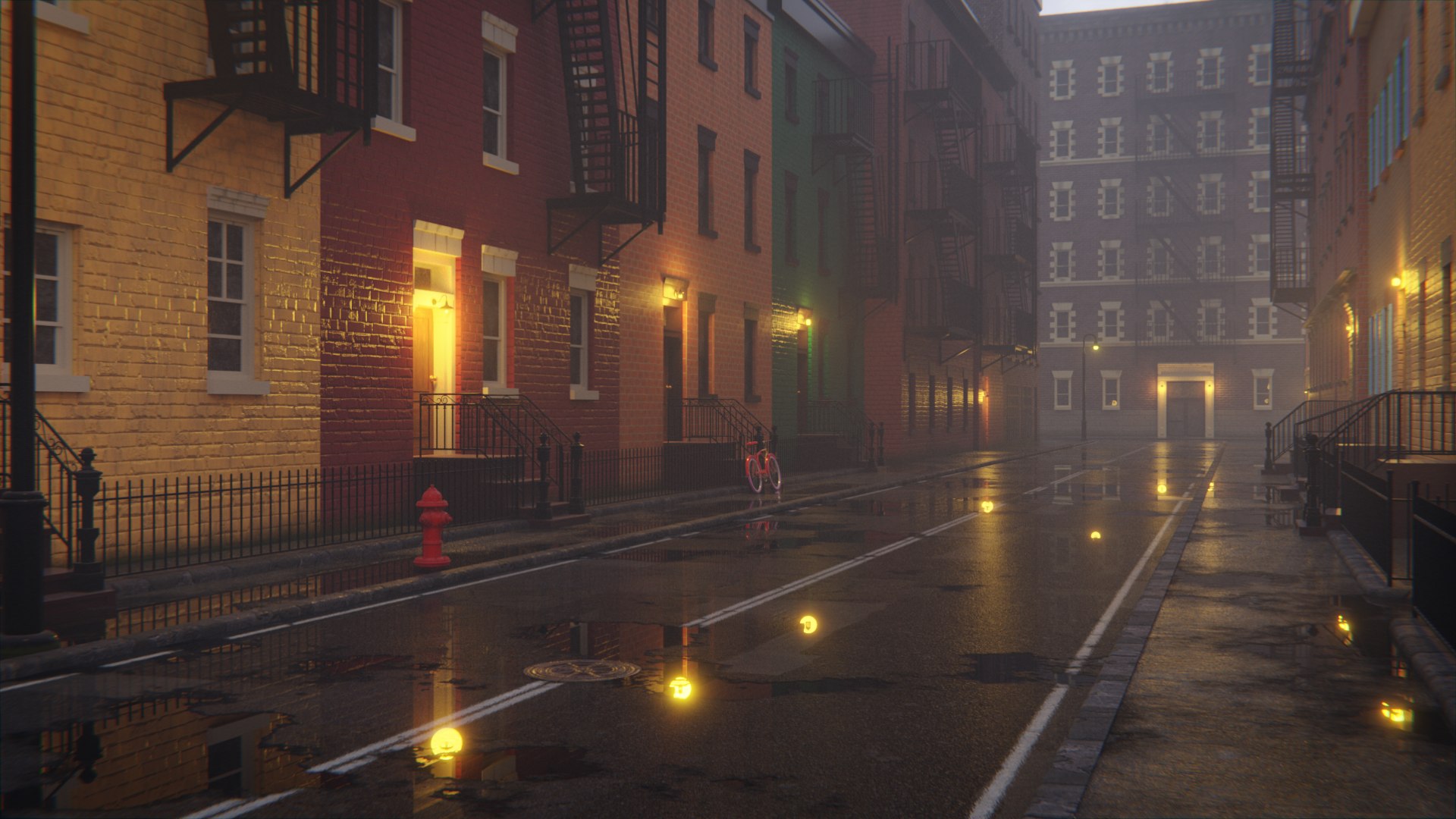 New York Street Scene 3D - TurboSquid 1987554