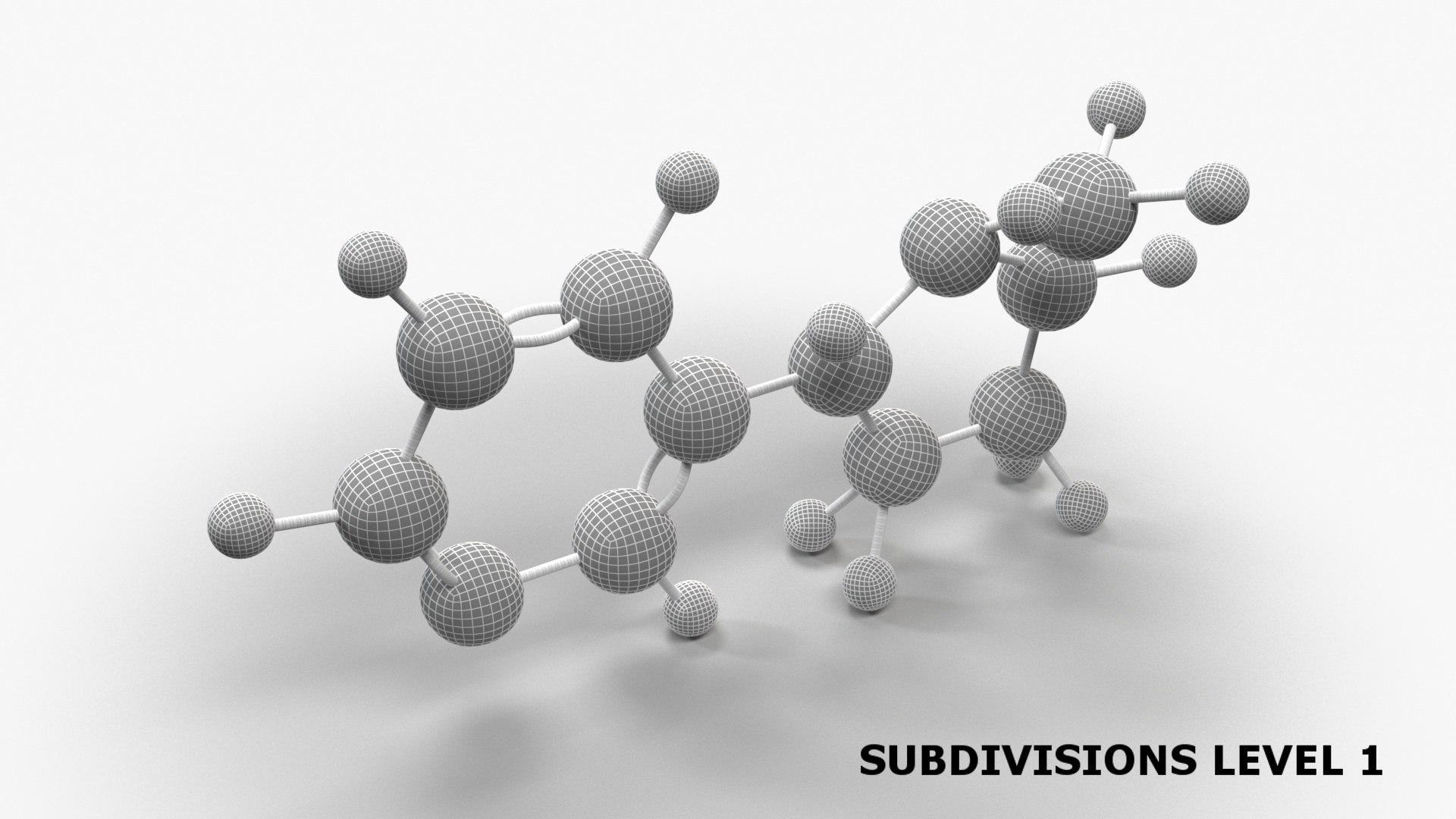 3D Nicotine Molecule Model - TurboSquid 1721673