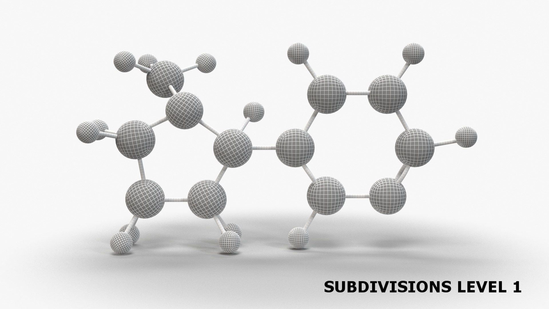 3D Nicotine Molecule Model - TurboSquid 1721673