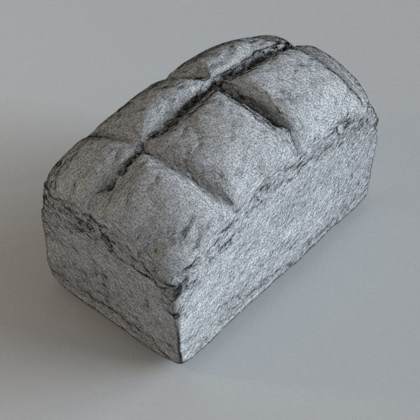 3d model food bread assets