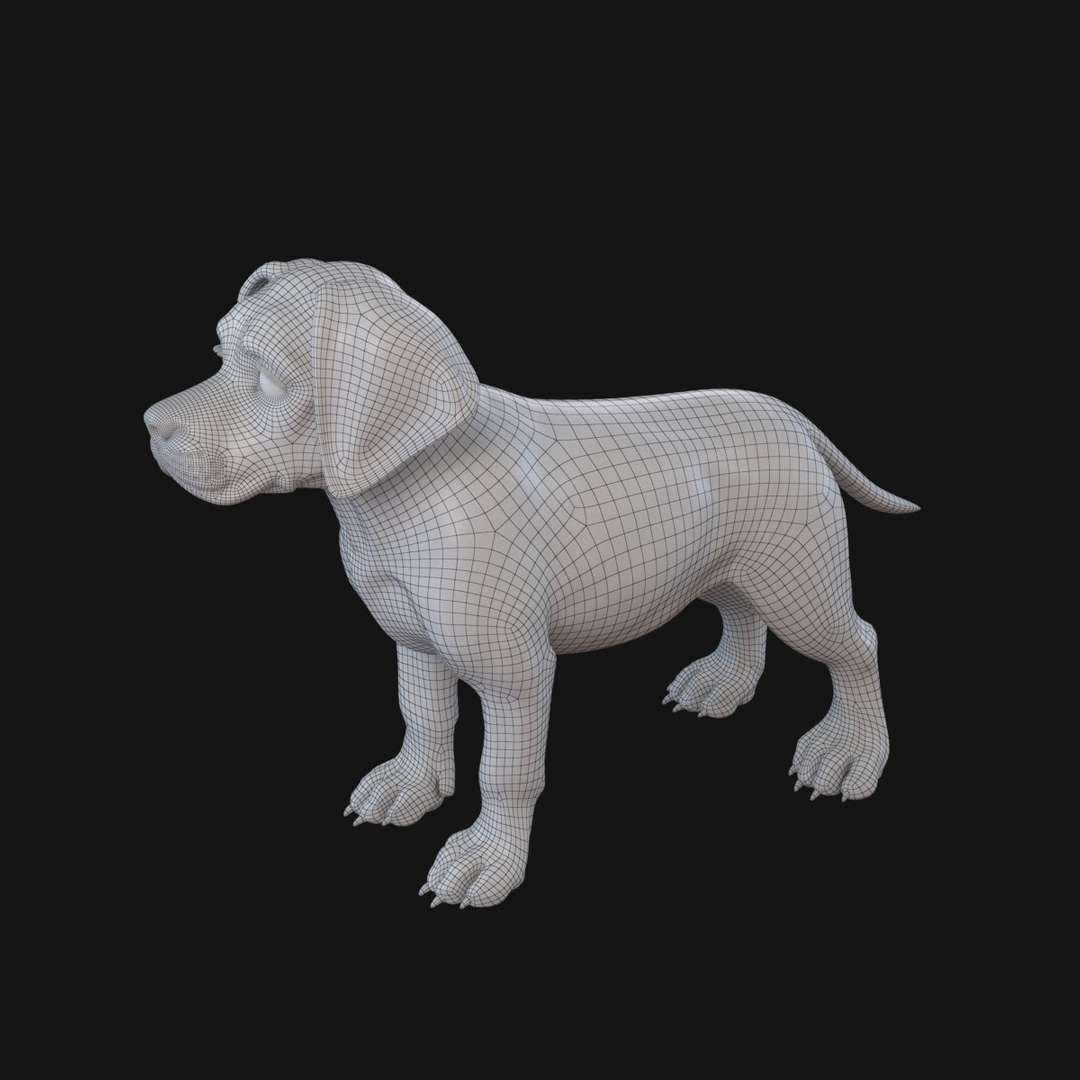 Labrador Puppy Stylized 3D model - TurboSquid 1720551