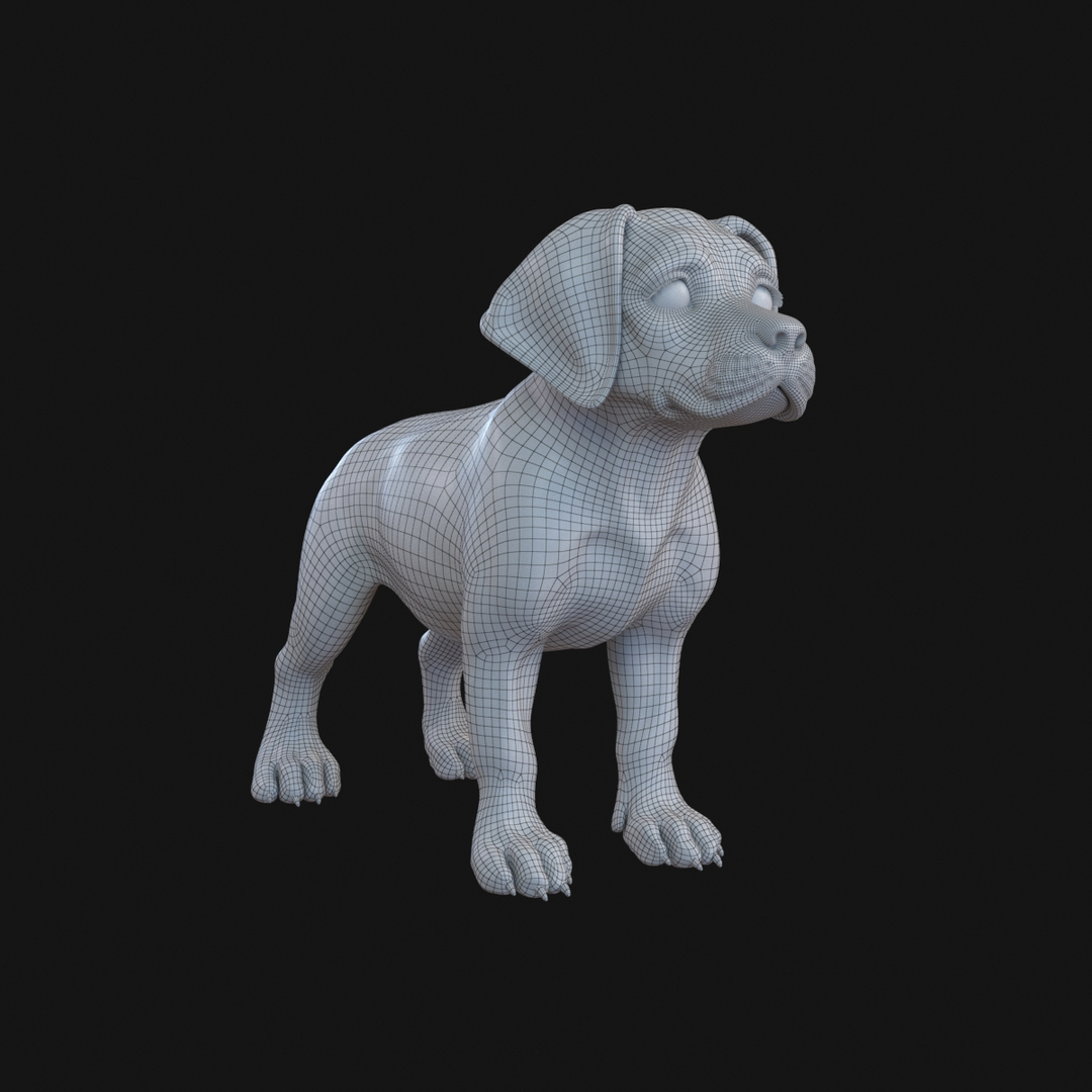 Labrador Puppy Stylized 3D model - TurboSquid 1720551