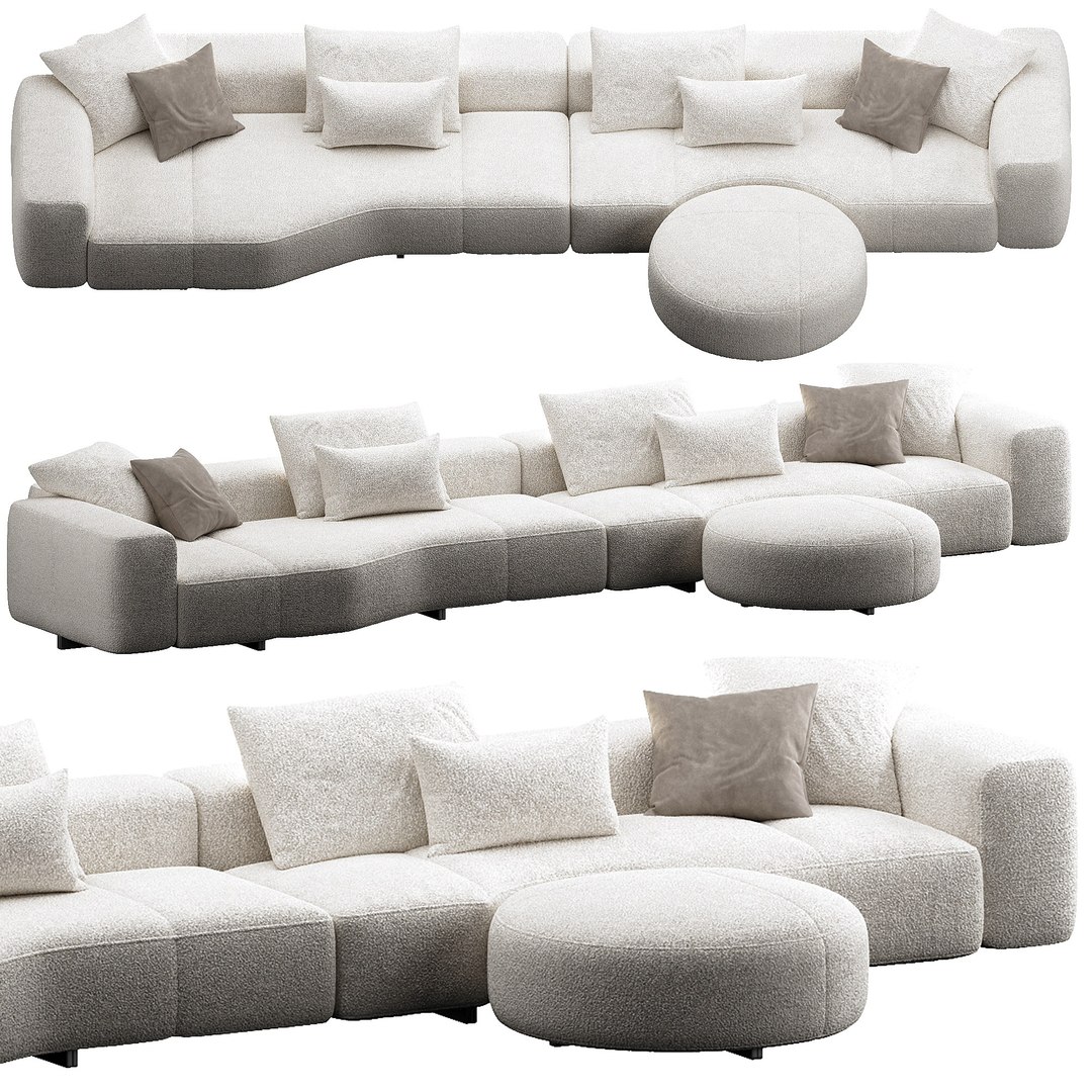 3D Minotti Yves Model - TurboSquid 2325343