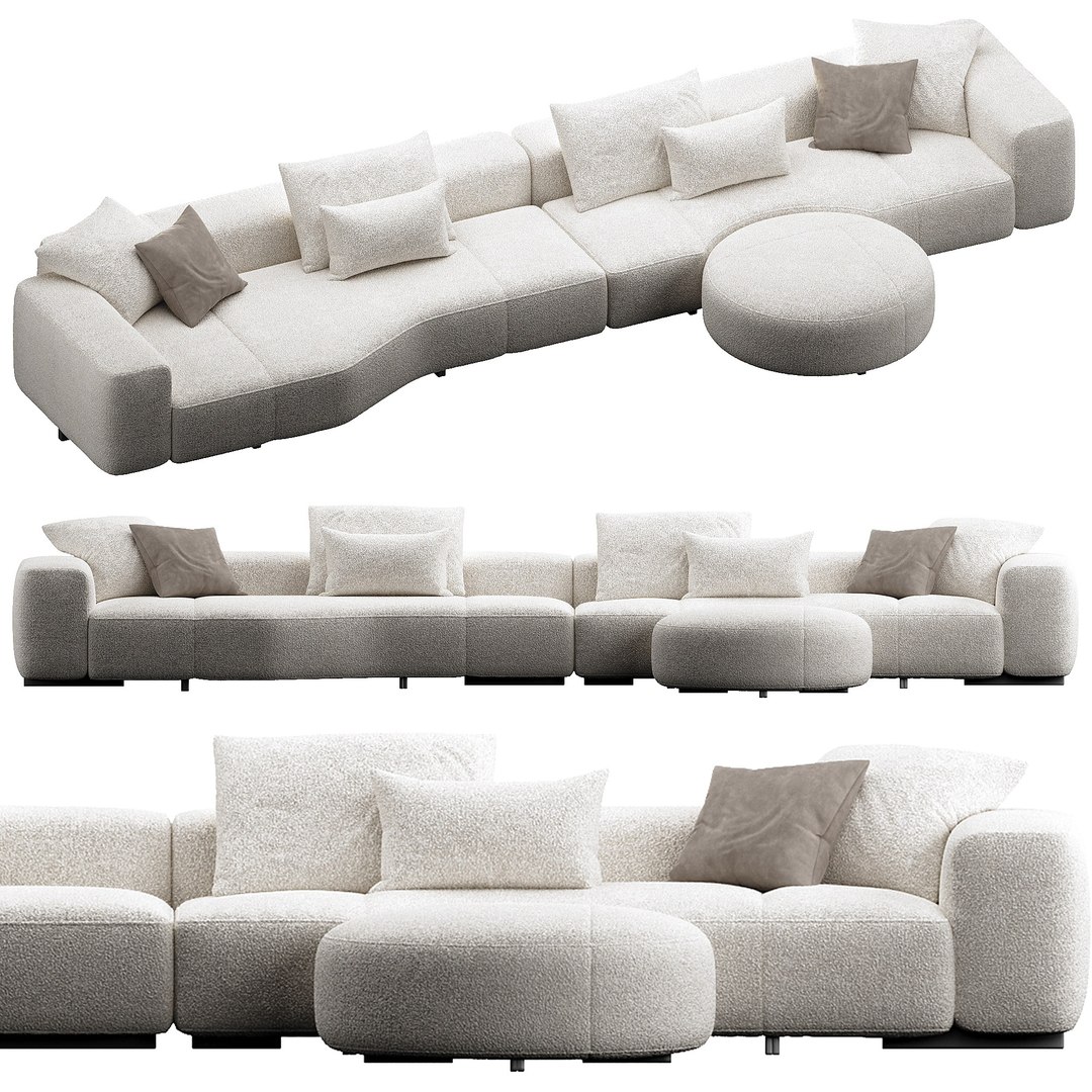 3D Minotti Yves Model - TurboSquid 2325343
