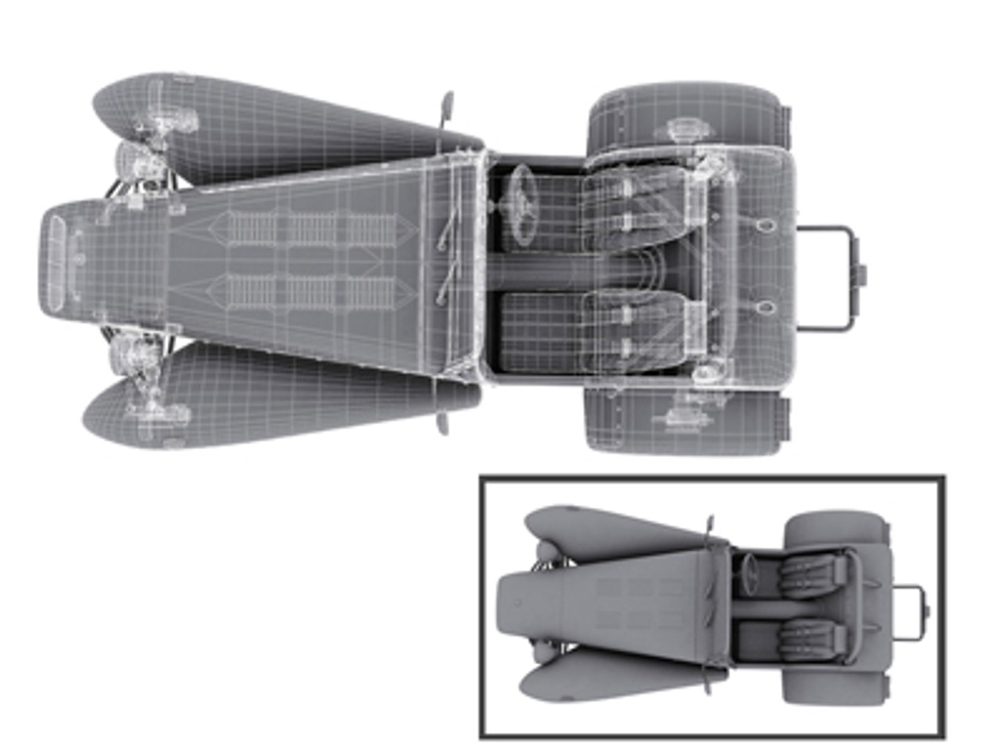 Caterham Super Seven Car 3d Model