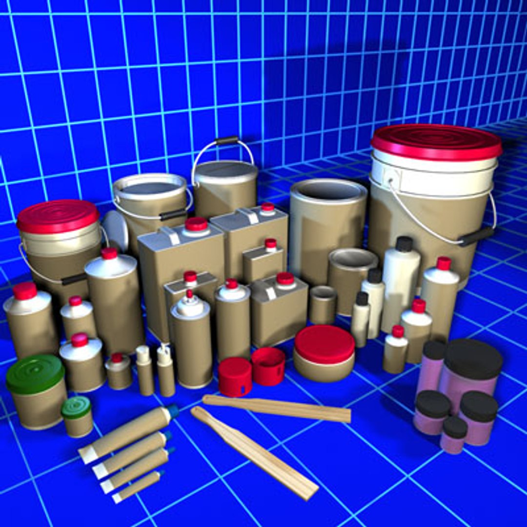 Maya Paint Container 01