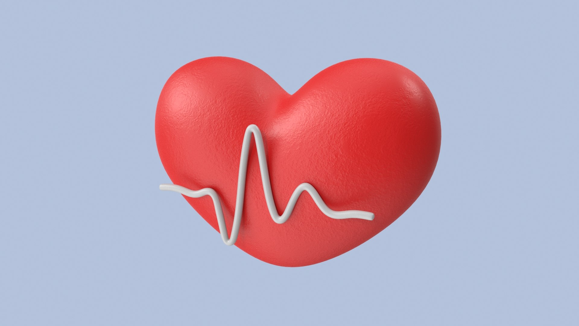 3D Heart Beat Medical Cartoon Style - TurboSquid 2101786