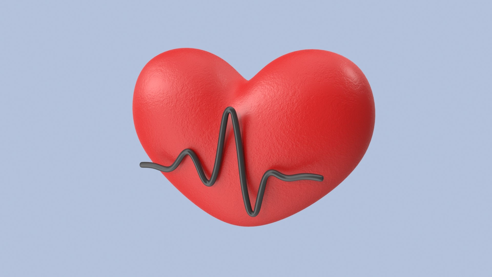 3D Heart Beat Medical Cartoon Style - TurboSquid 2101786