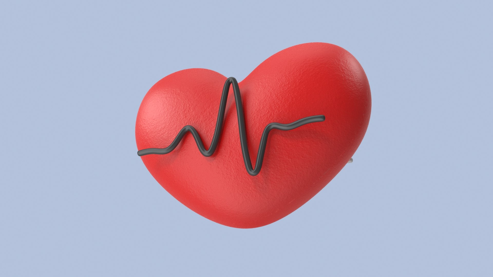 3D Heart Beat Medical Cartoon Style - TurboSquid 2101786