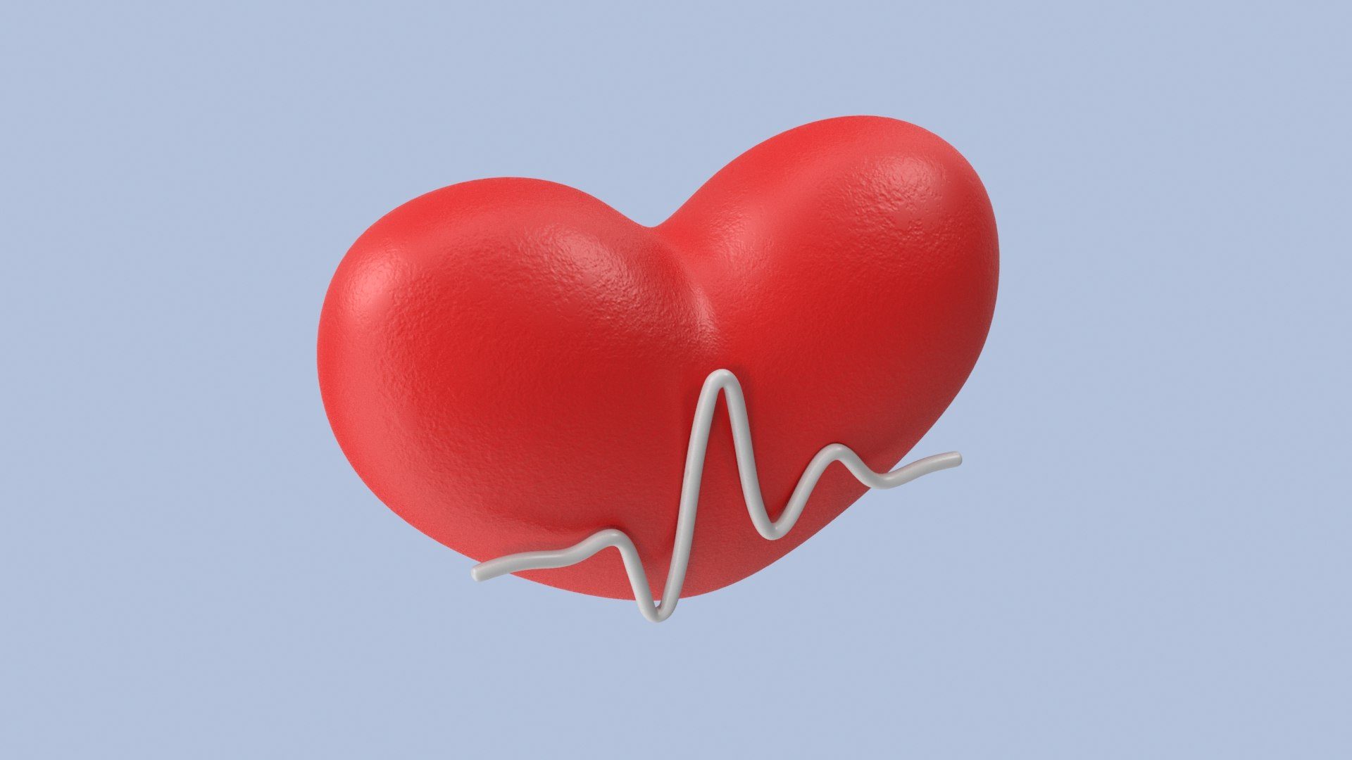3D Heart Beat Medical Cartoon Style - TurboSquid 2101786