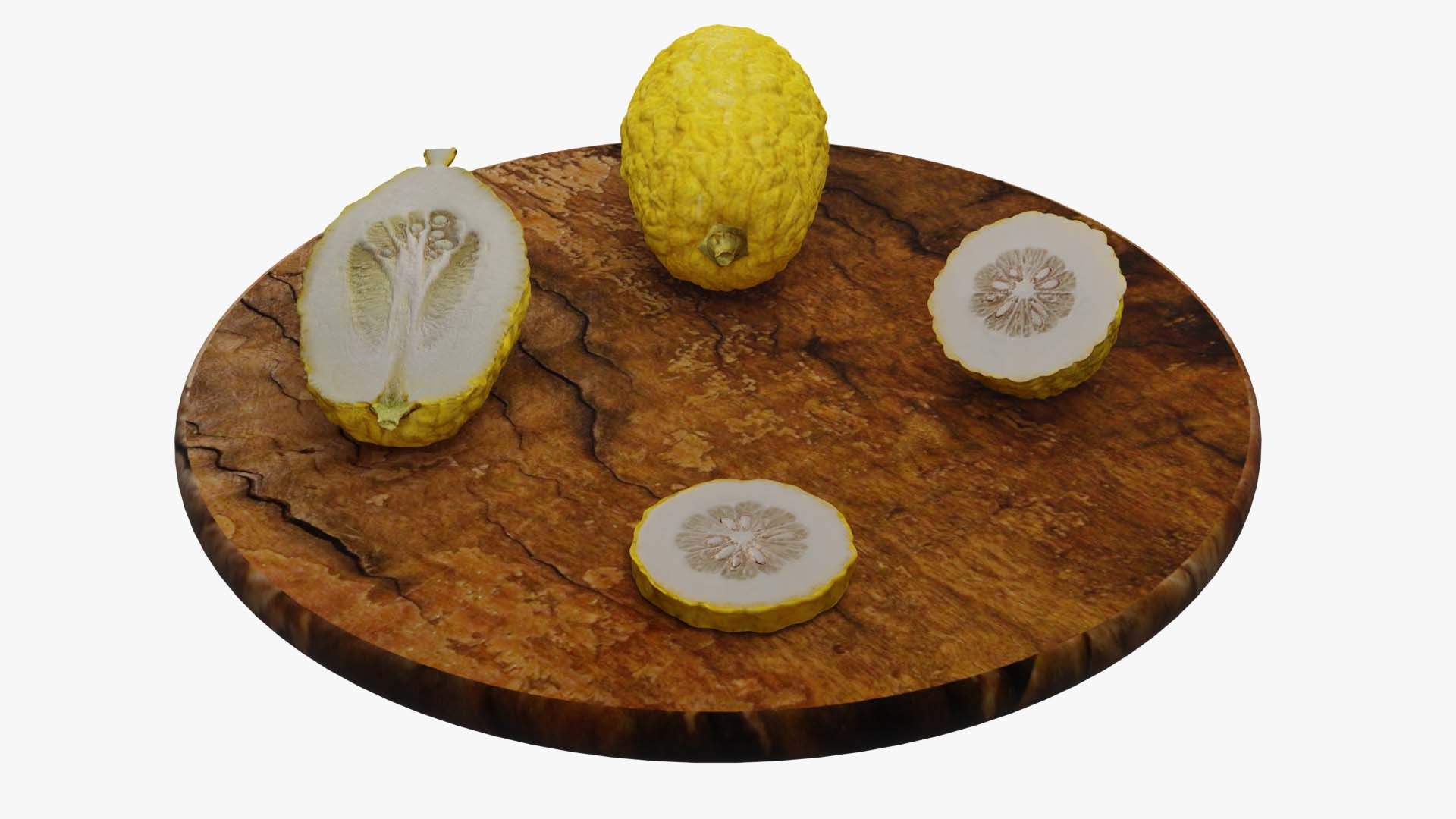 3D Etrog - Citrus Medica Model - TurboSquid 2077200