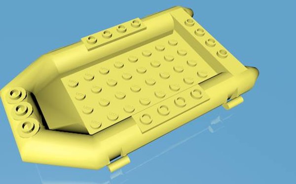 3d lego dinghy