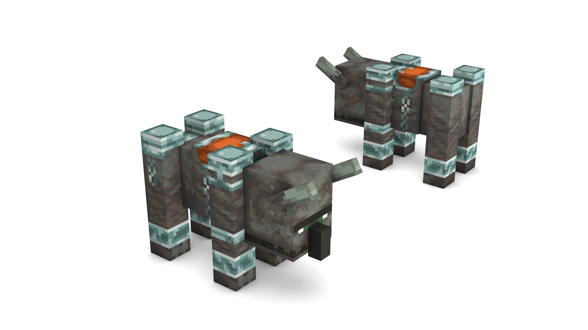Ravager Minecraft 3D Model - TurboSquid 2364689