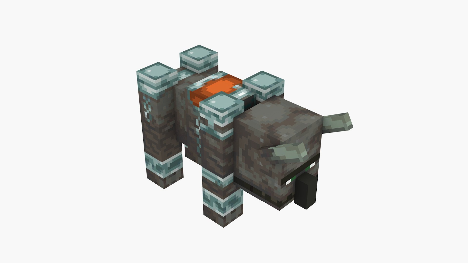 Ravager Minecraft 3D Model - TurboSquid 2364689