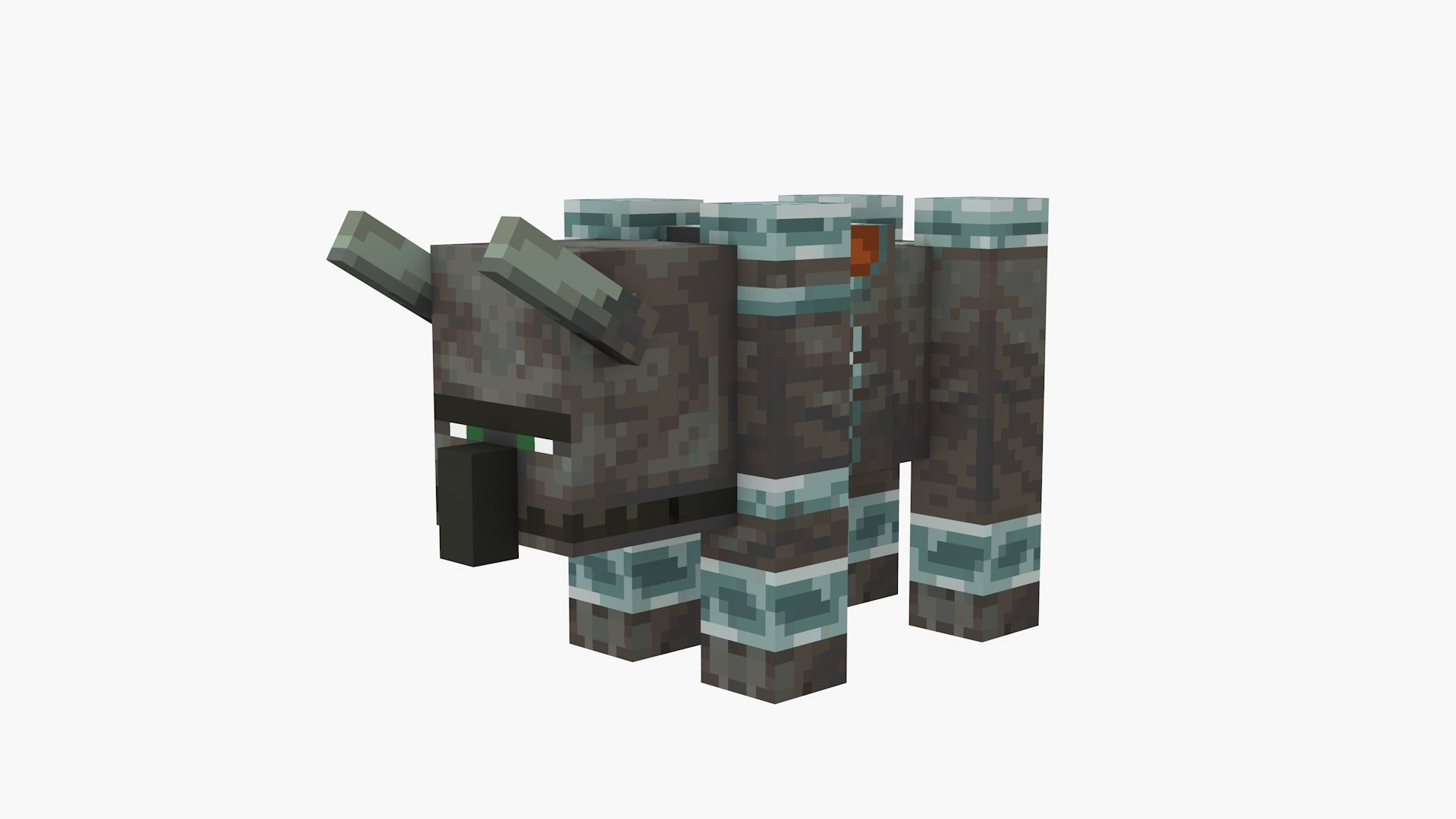 Ravager Minecraft 3D Model - TurboSquid 2364689