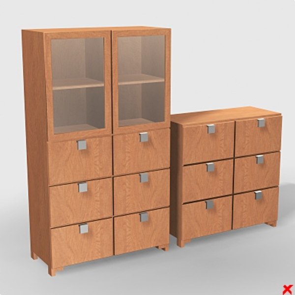cabinet office 3d model