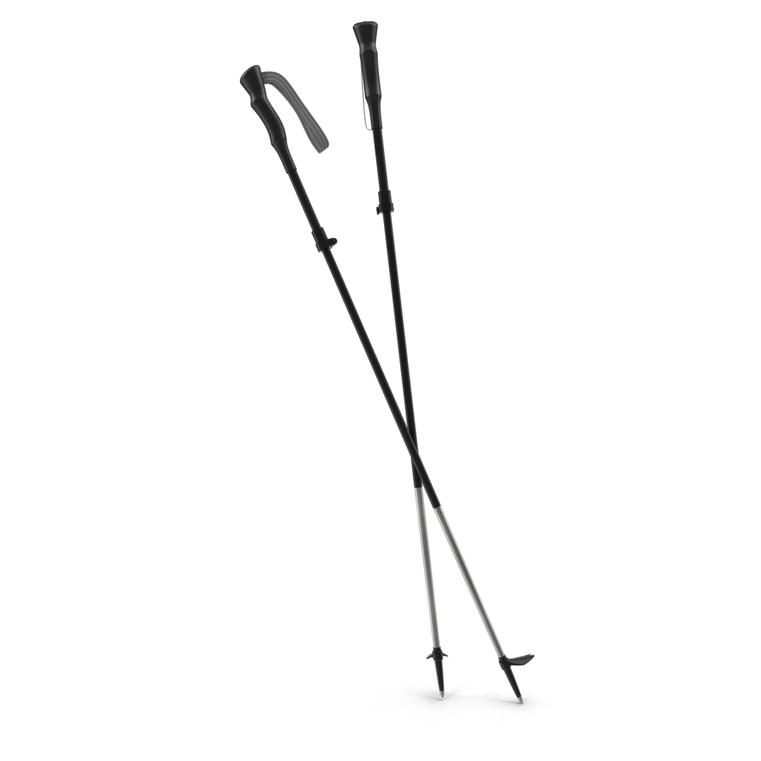 Hiking Poles Collection 3D Model - TurboSquid 2093619
