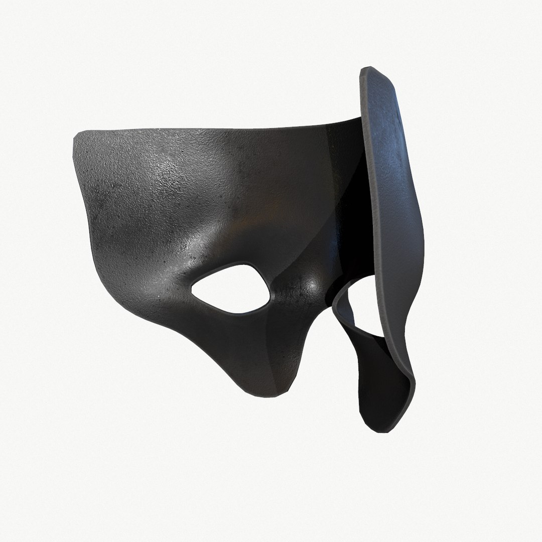 Stl Black Mask 3D Model - TurboSquid 1409549