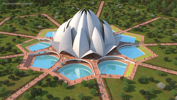 3D model temple building - TurboSquid 1657659