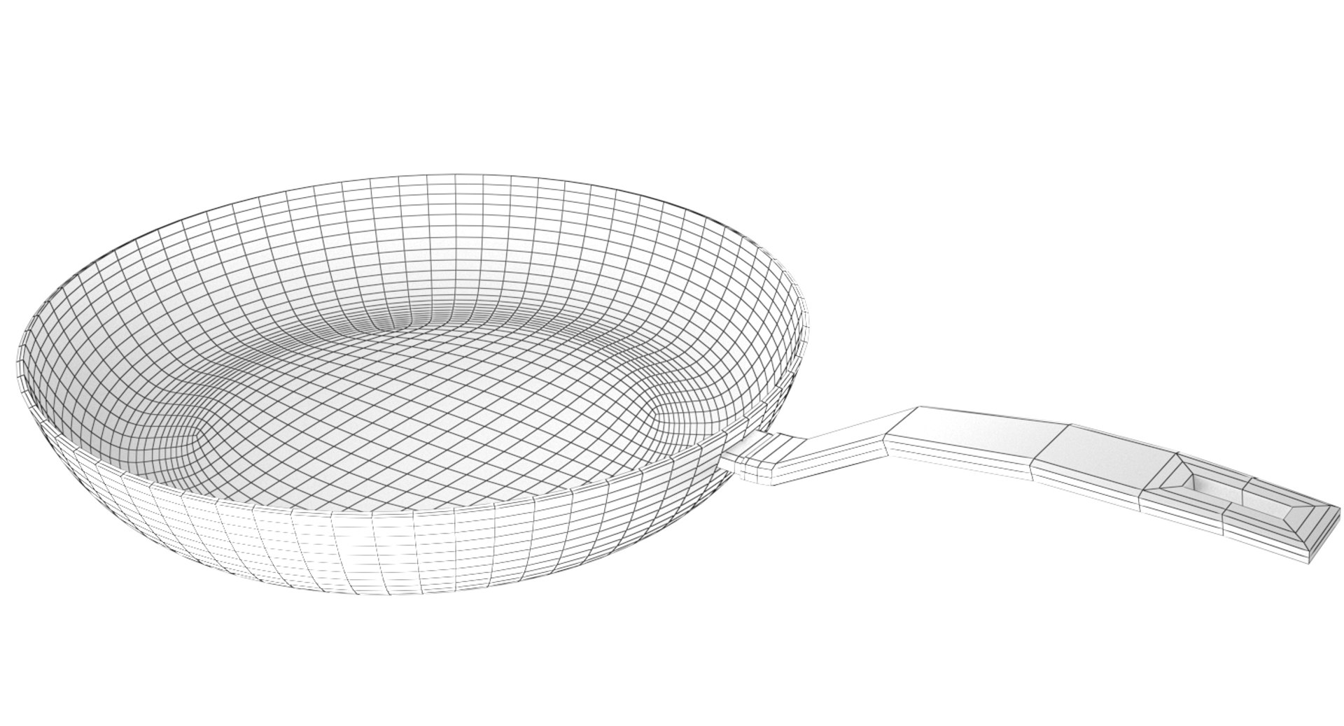 3d model cooking pan