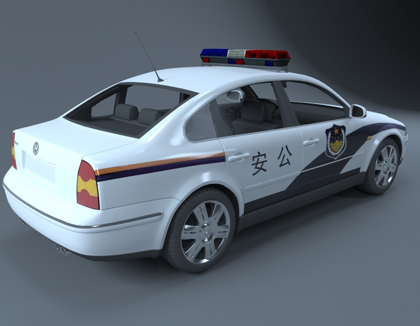 Chinese Police Car 3D Model - TurboSquid 1573425