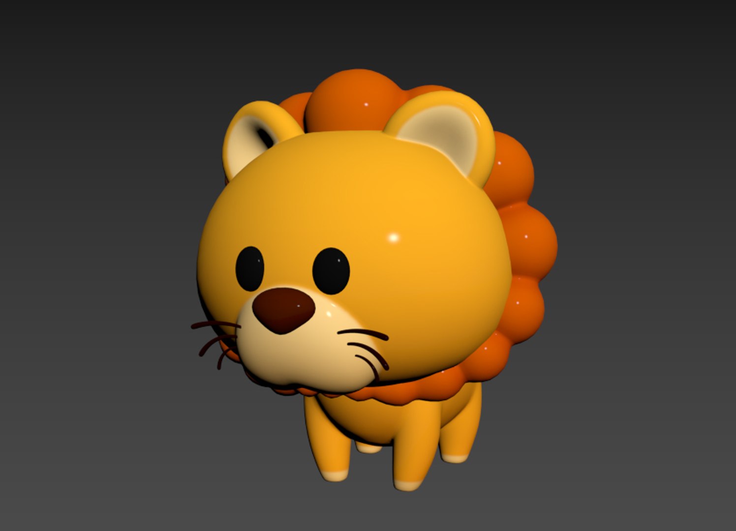 3D Model Lion Character - TurboSquid 1646124