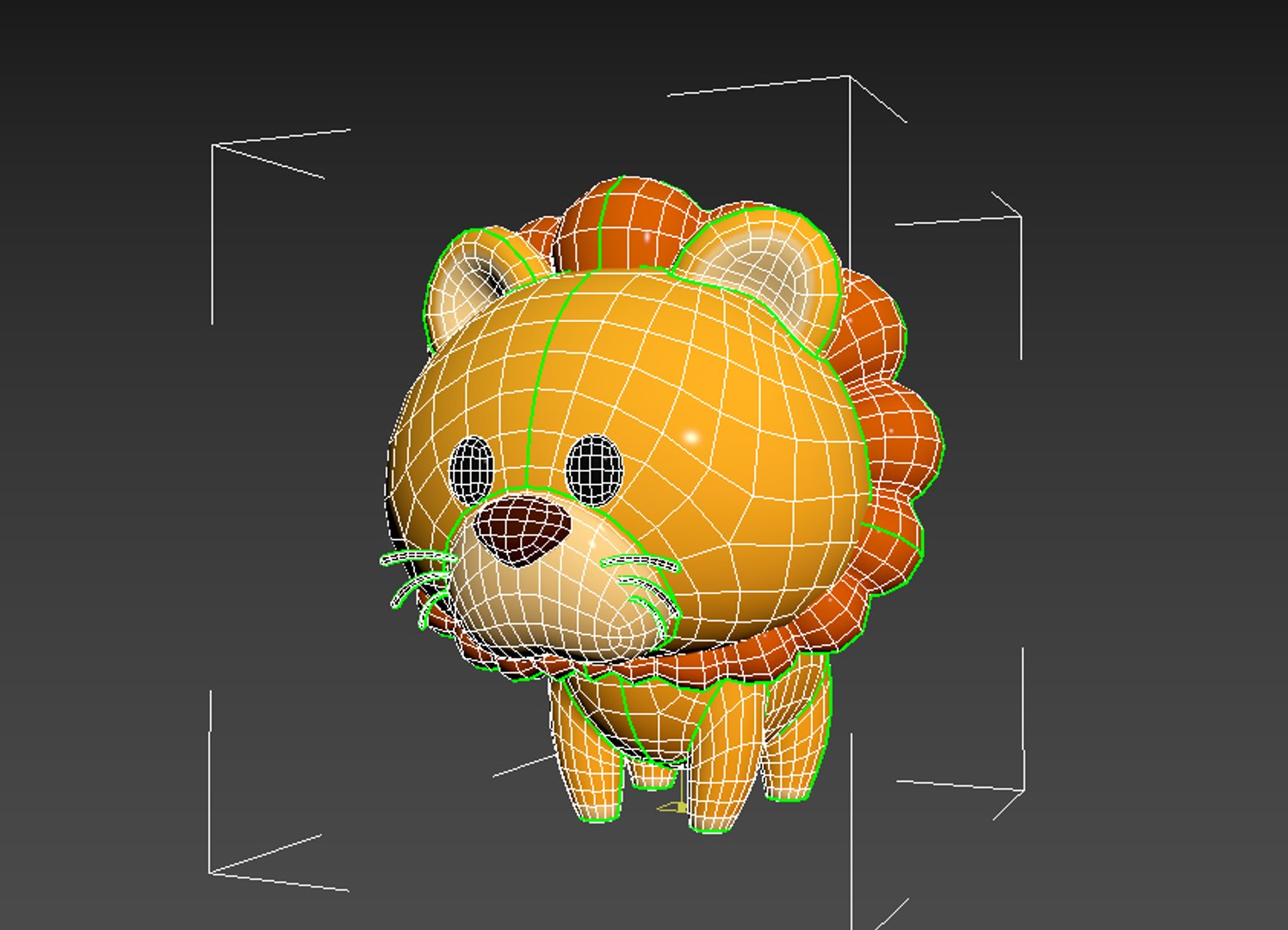 3D model lion character - TurboSquid 1646124