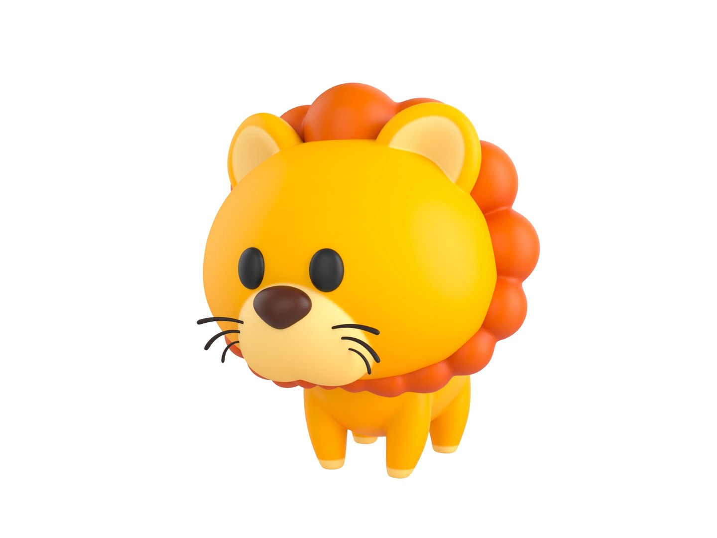 3D model lion character - TurboSquid 1646124