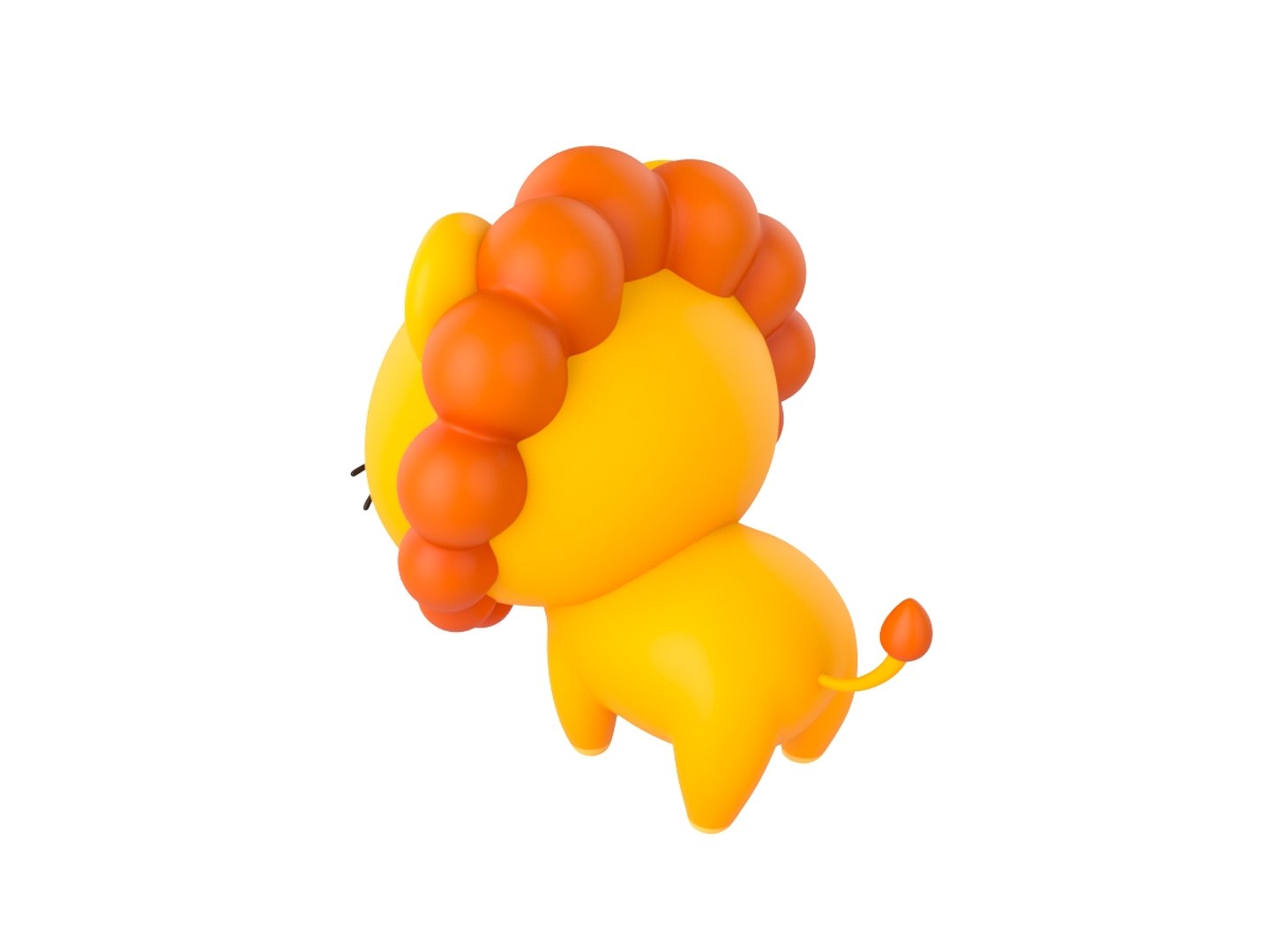 3D model lion character - TurboSquid 1646124