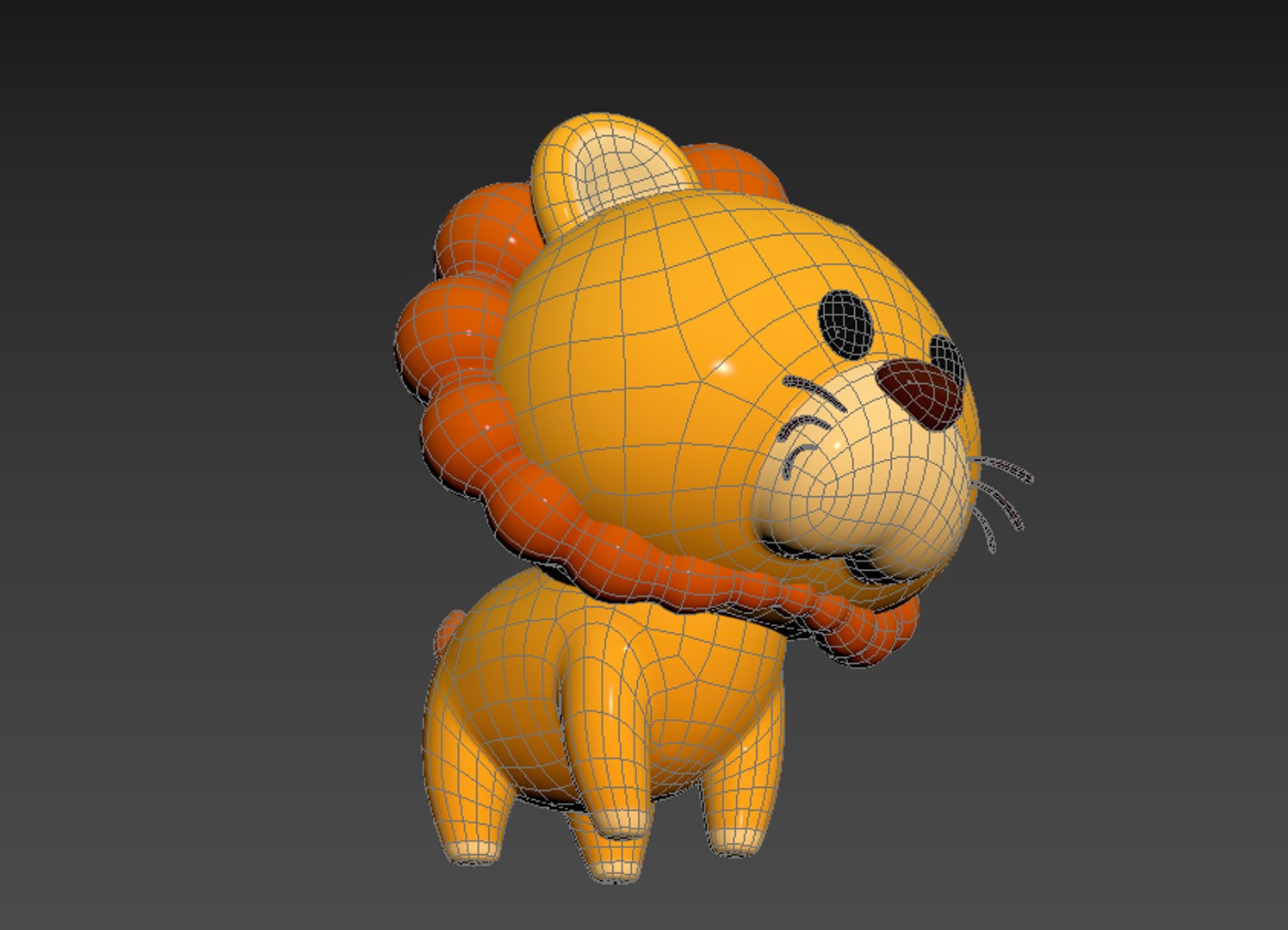 3D model lion character - TurboSquid 1646124