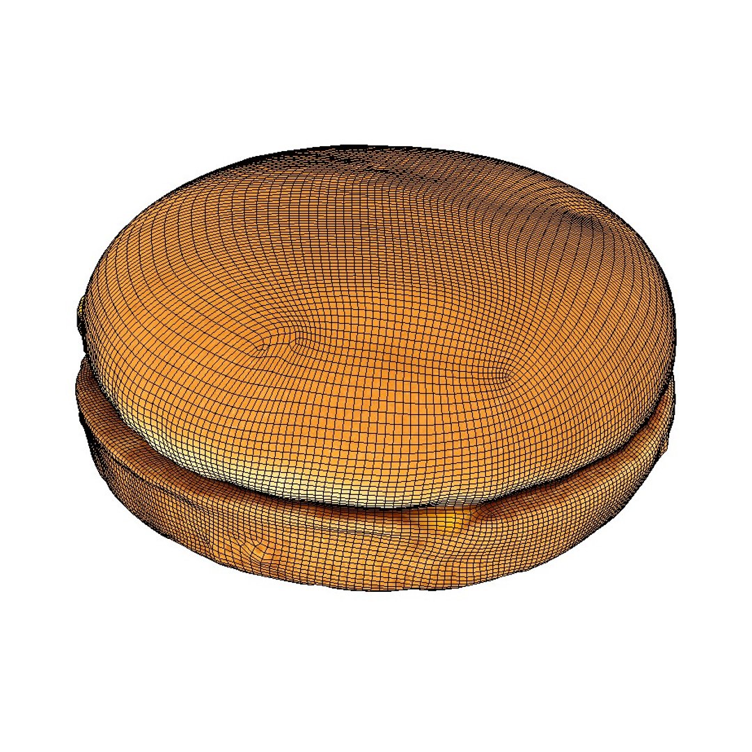 Burger Cheeseburger 3D Model - TurboSquid 1425919